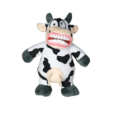 Tuffy Dog Toys - Mighty Angry Animals Cow Plush