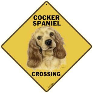 Atlas Screen Printing - Cocker Spaniel Crossing Sign by CrossWalks