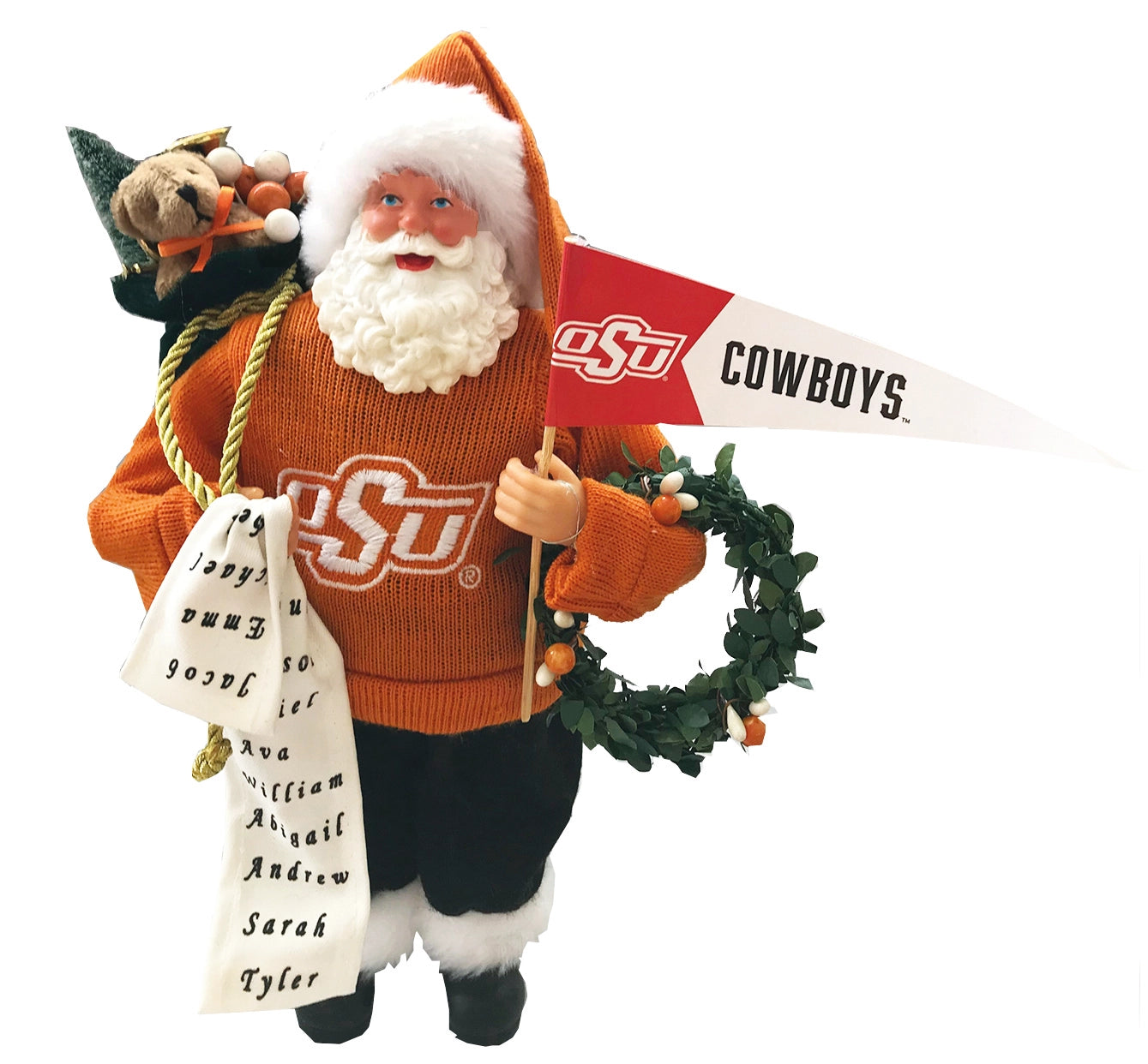 Santa's Workshop - Oklahoma State Proud Santa