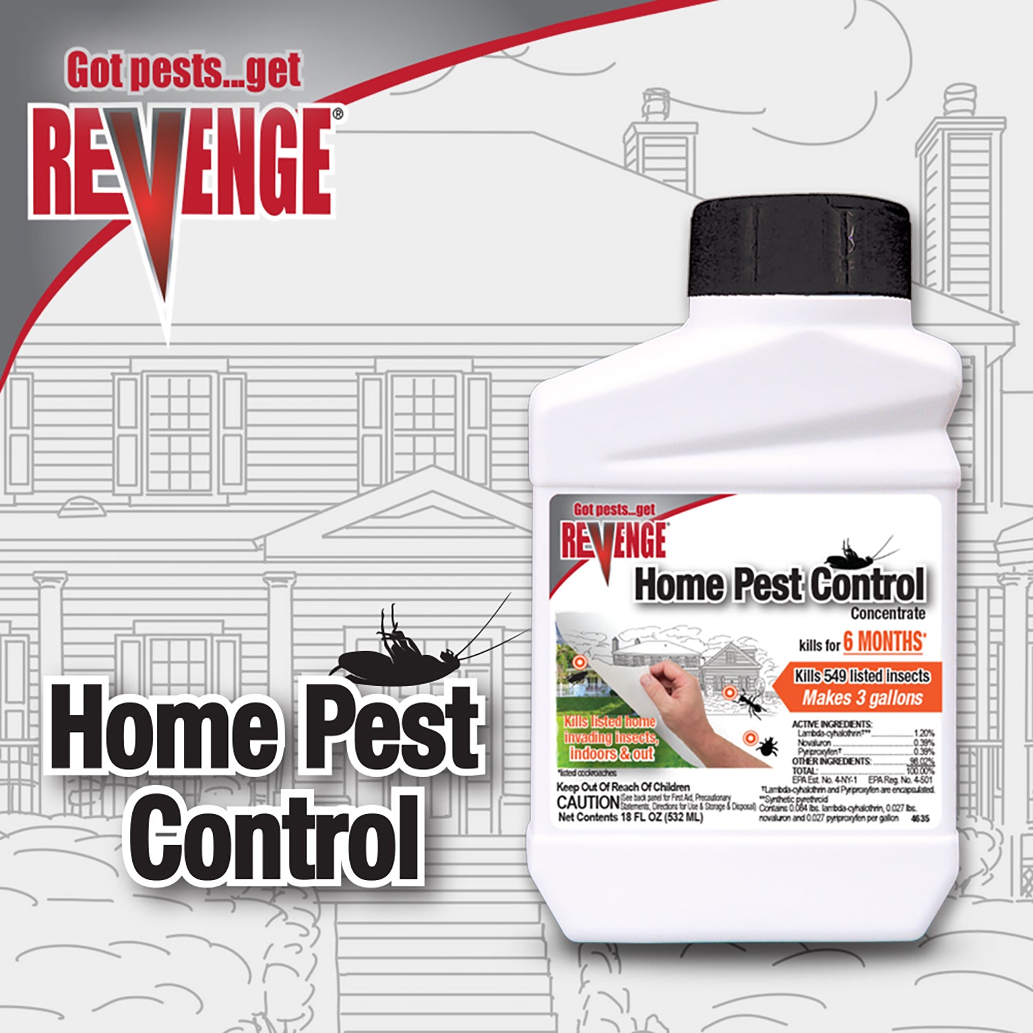 Bonide - Revenge Home Pest Control Concentrate