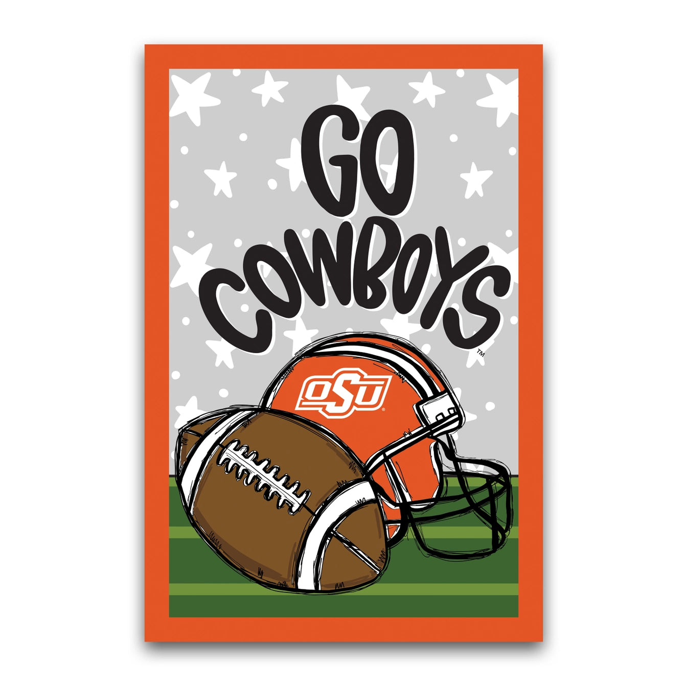 Magnolia Lane - Collegiate Football & Helmet Garden Flag