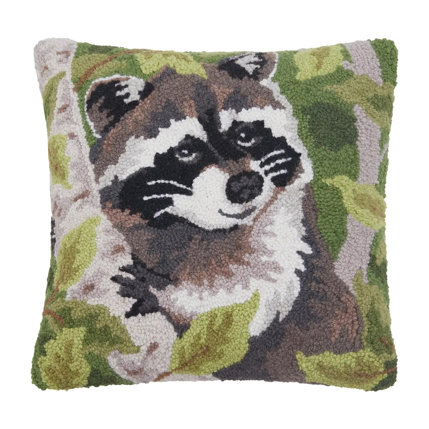 Peking Handicraft - Pillow Raccoon in the Trees