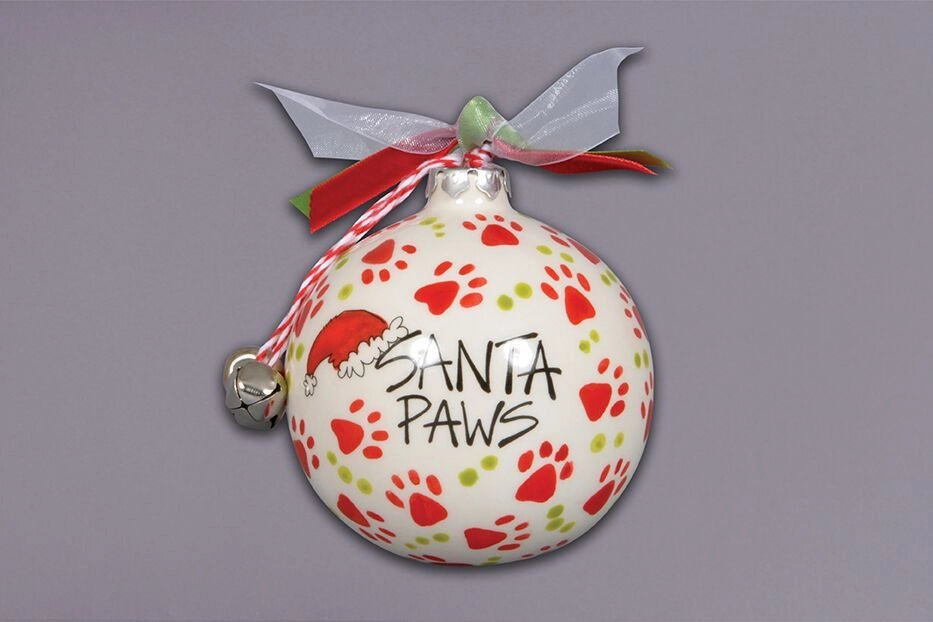 Magnolia Lane - Santa Paws Ornament