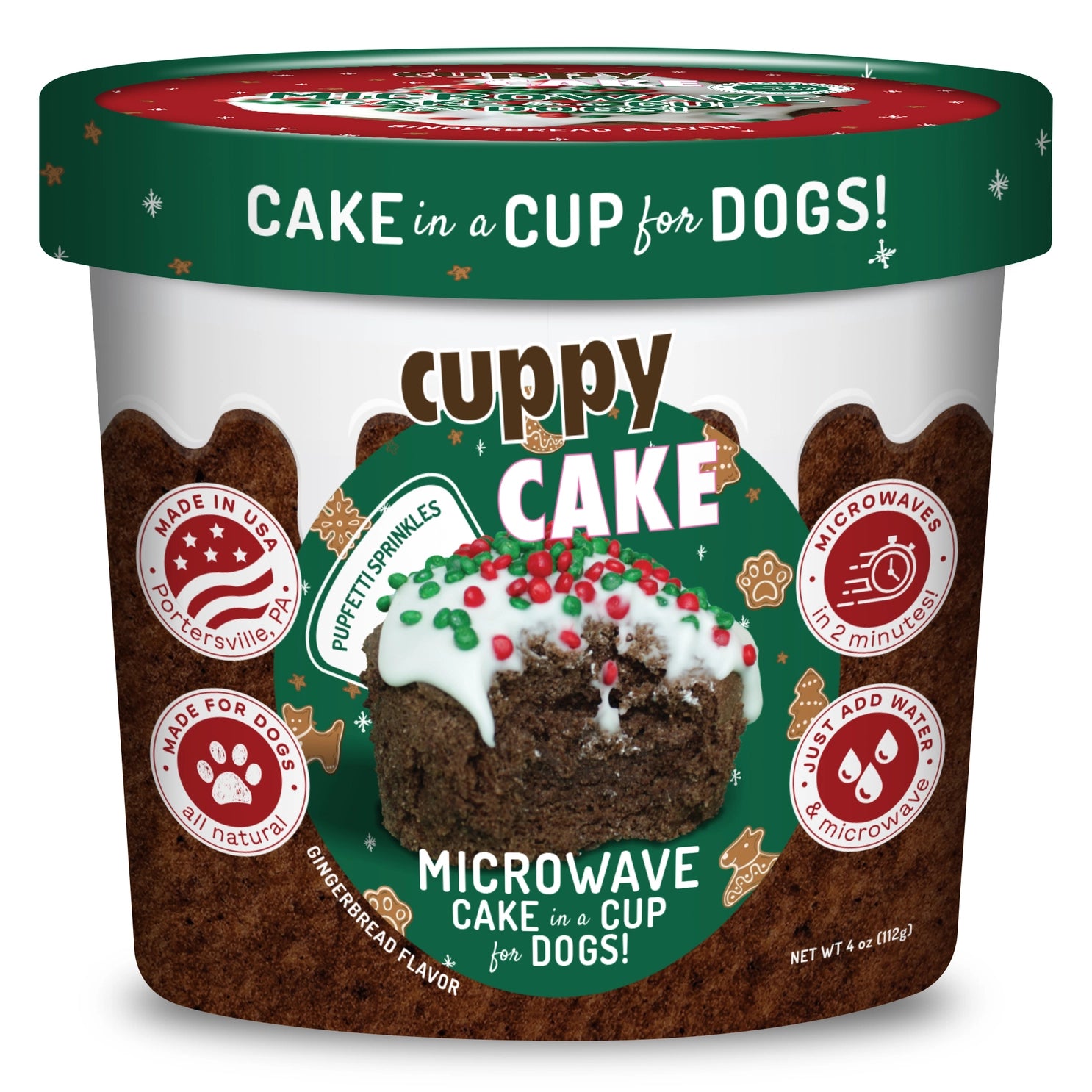 Puppy Cake - Cuppy Cake Mix Gingerbread