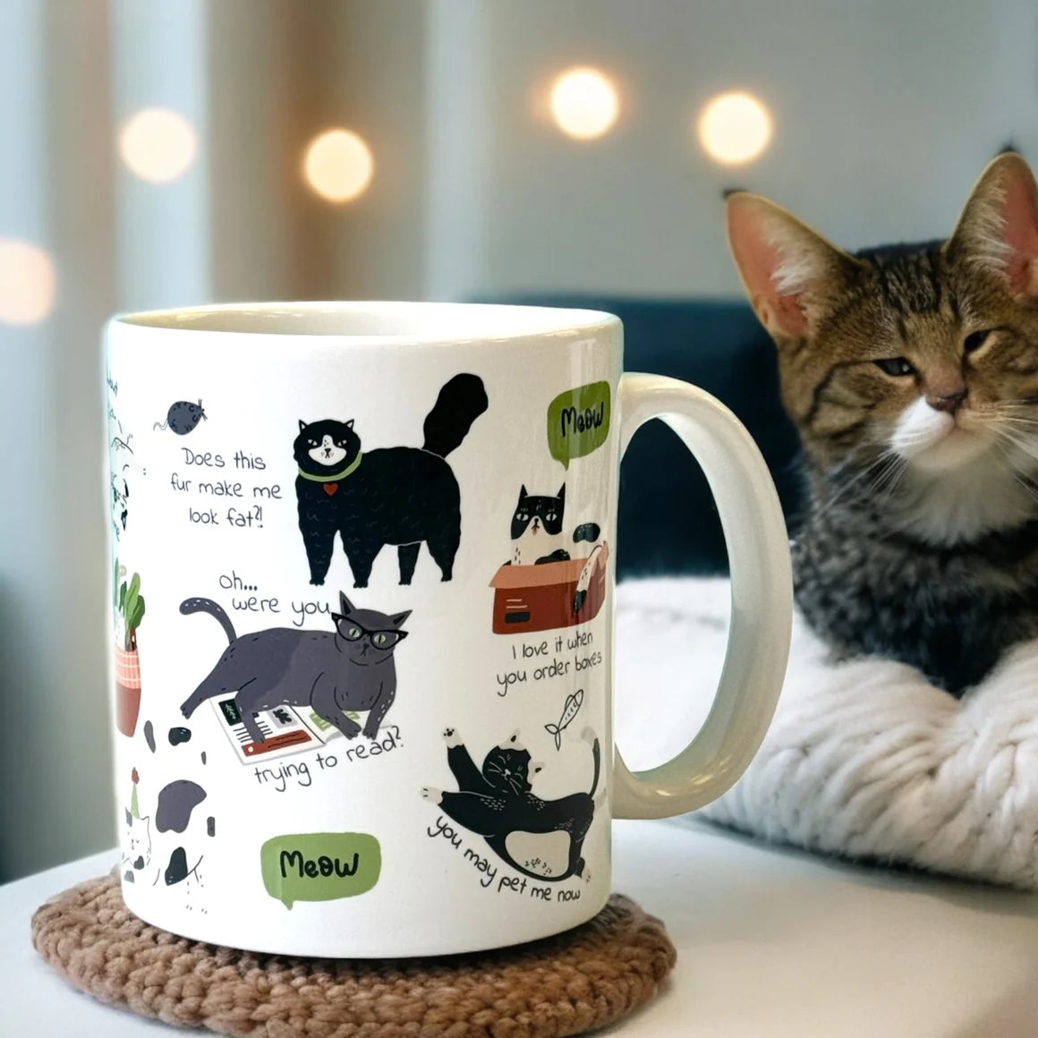 Fly Paper Products - Mug Feisty Felines Cats