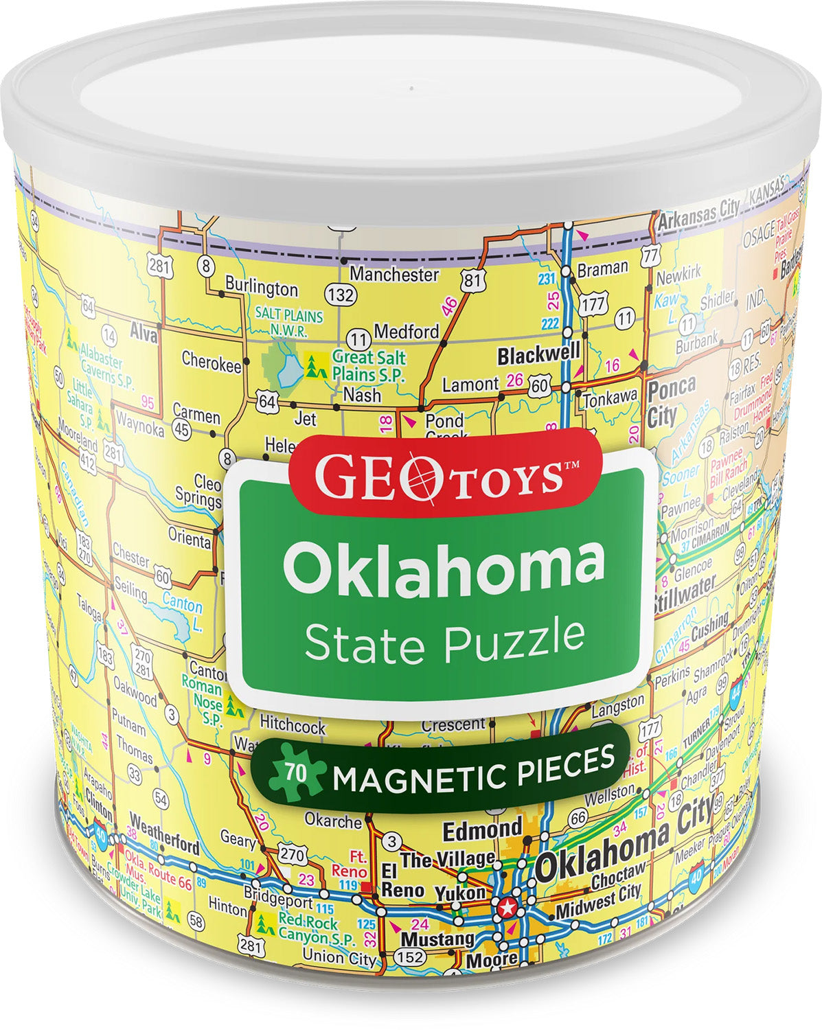 Geotoys - Magnetic Puzzle Oklahoma