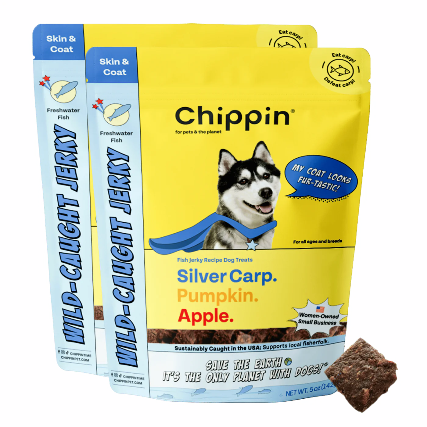 Chippin - Wild-Caught Jerky Copi Fish-Pumpkin-Apple