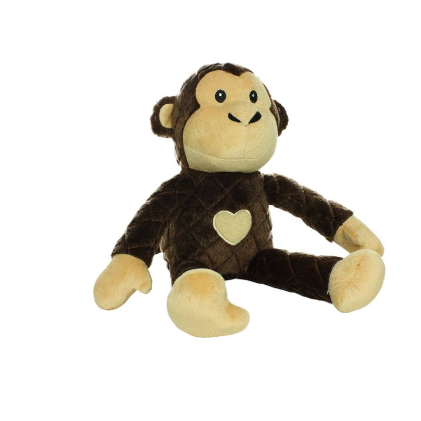 Tuffy Dog Toys - Mighty Safari Monkey Plush Squeaky Toy