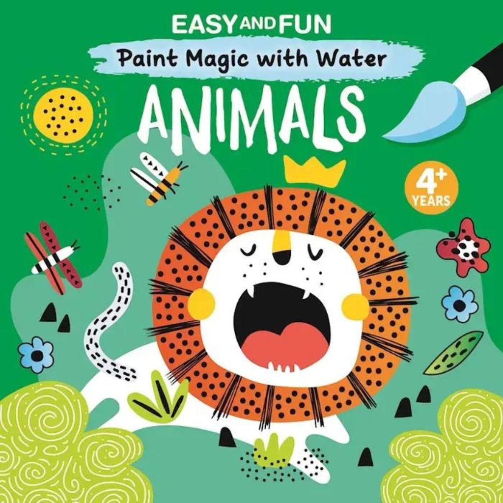 Wellspring- Painting Book - Paint Magic with Water: Animals