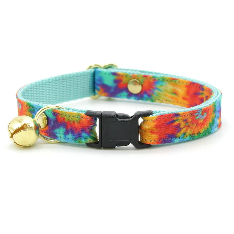 Made by Cleo - Cat Collar "Woodstock" Breakaway with Gold