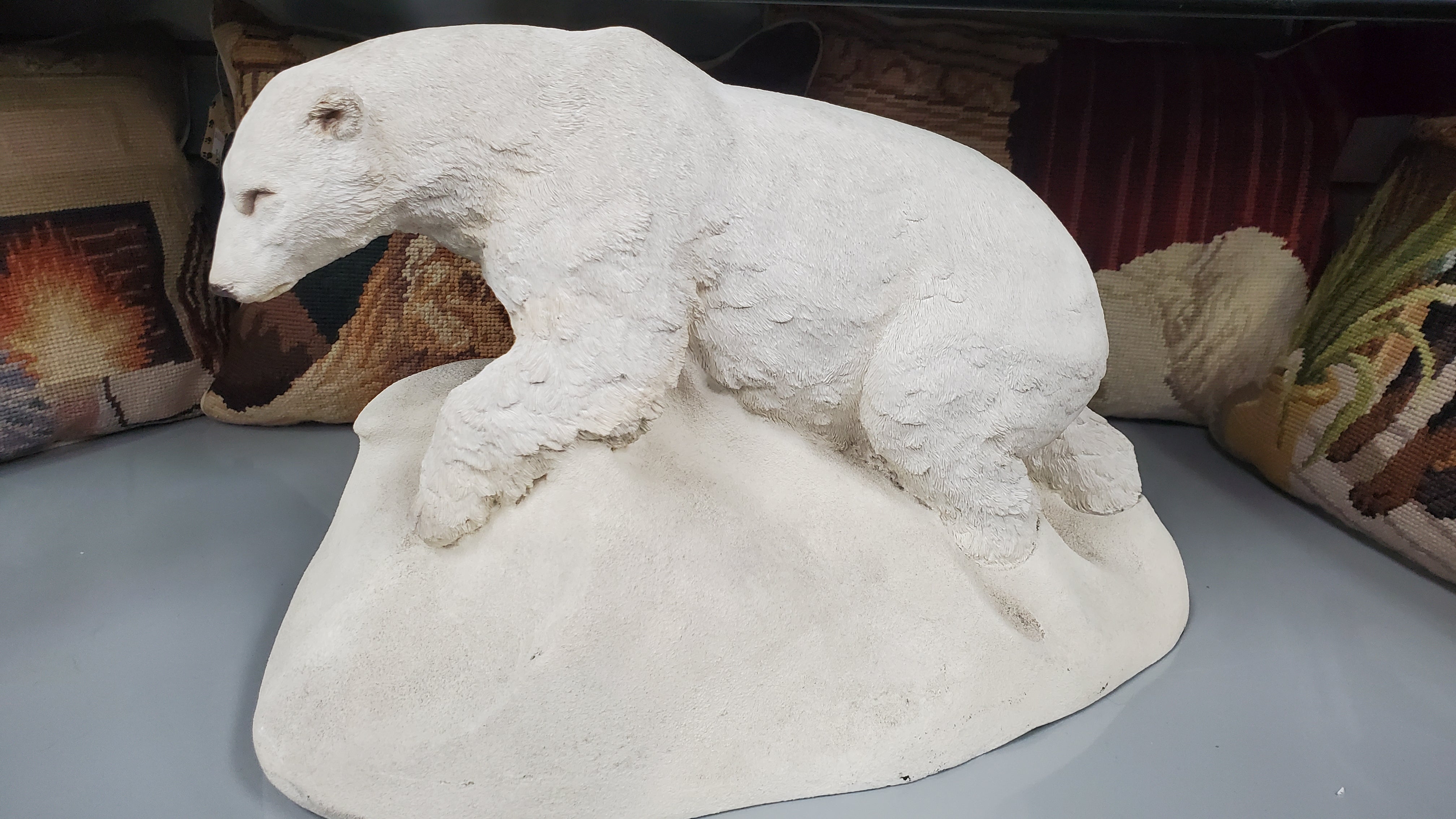 Polar Bear Statue - Stone Critters Collection by Encore (f.k.a. United