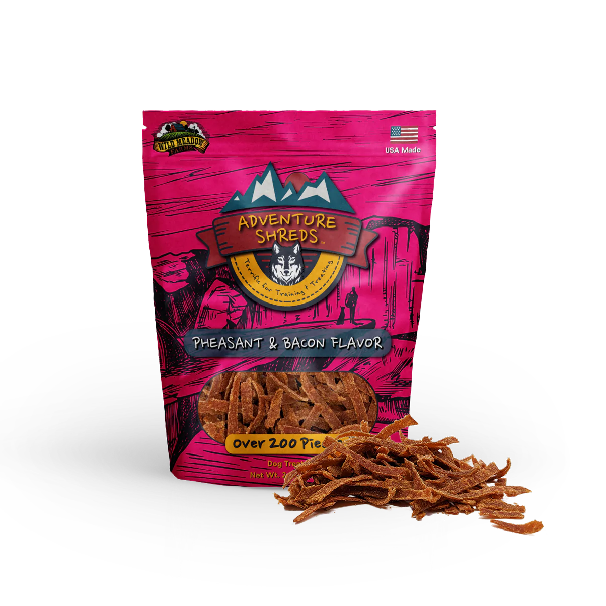 Wild Meadow Farms Adventure Shreds Pheasant & Bacon