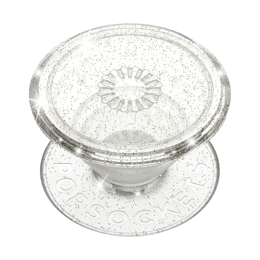 PopSocket Solid Glitter Clear