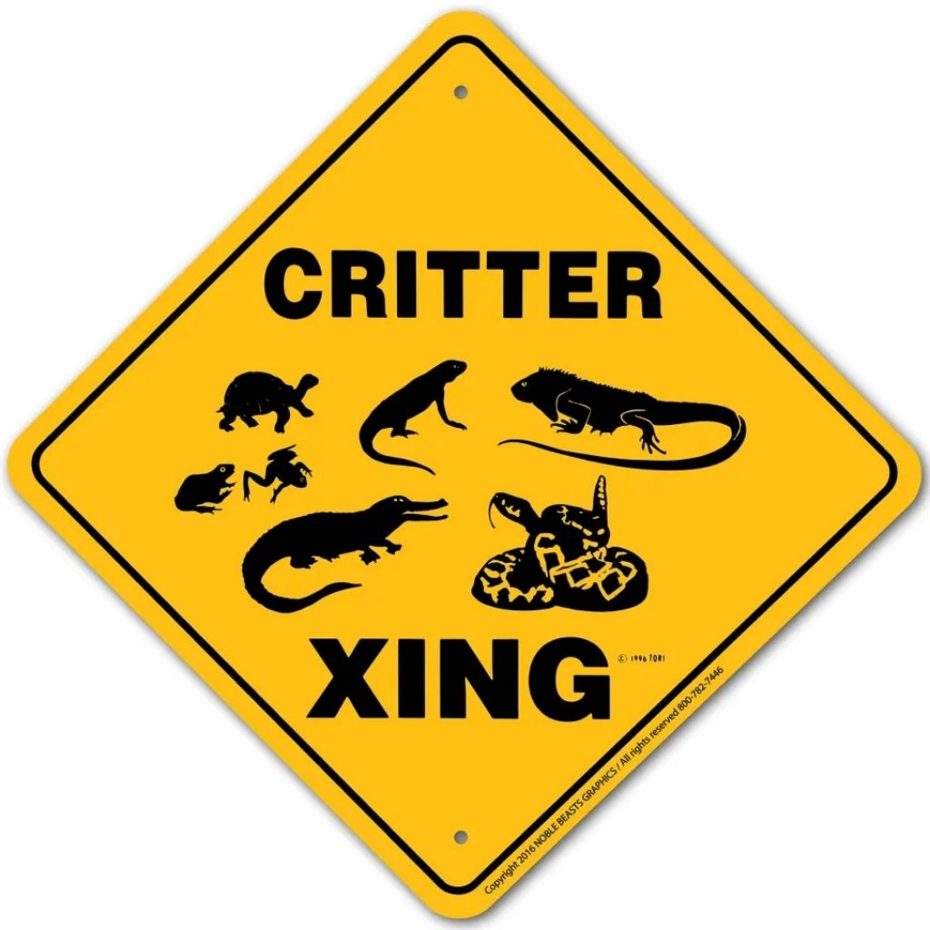 Noble Beasts - Critter (reptile) X-ing Sign