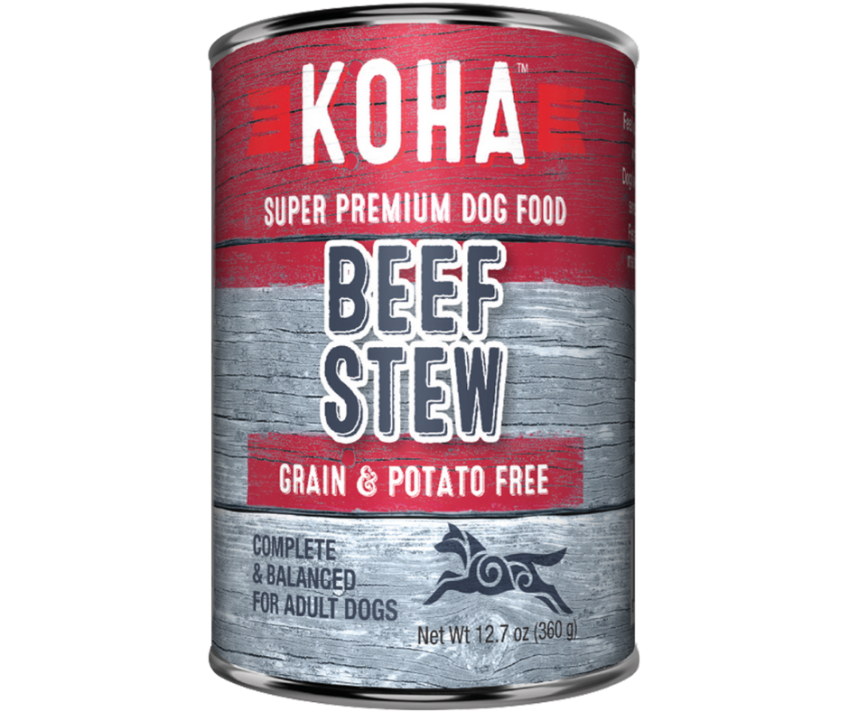KOHA - Minimal Ingredient - All Breeds, Adult Dog Beef Stew Recipe Can