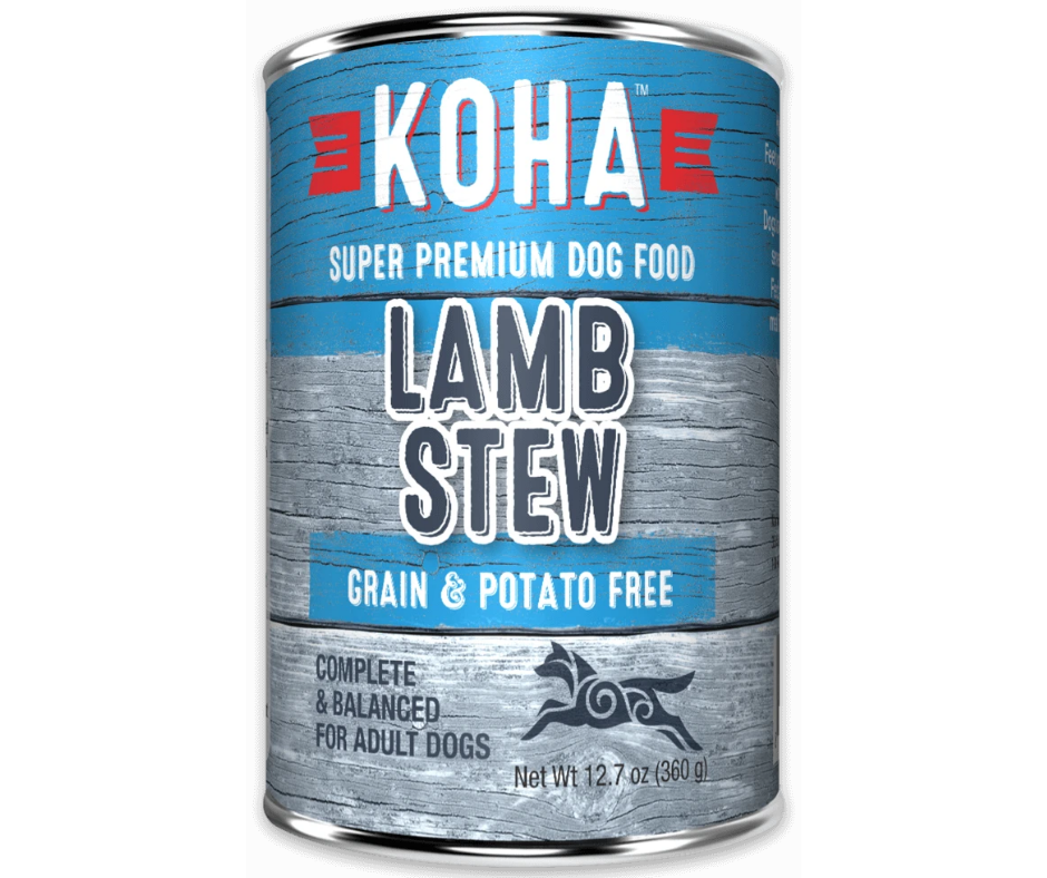 KOHA - Minimal Ingredient - All Breeds, Adult Dog Lamb Stew Recipe Can