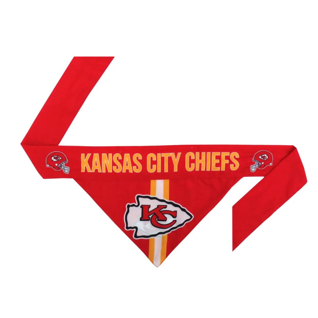 Little Earth Productions - KC Chiefs Reversible Bandana for Dogs & Cat