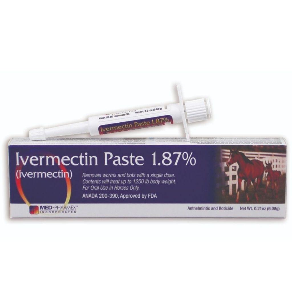 Ivermectin Paste 1.87% 0.21 oz (6.08g) Apple Flavor