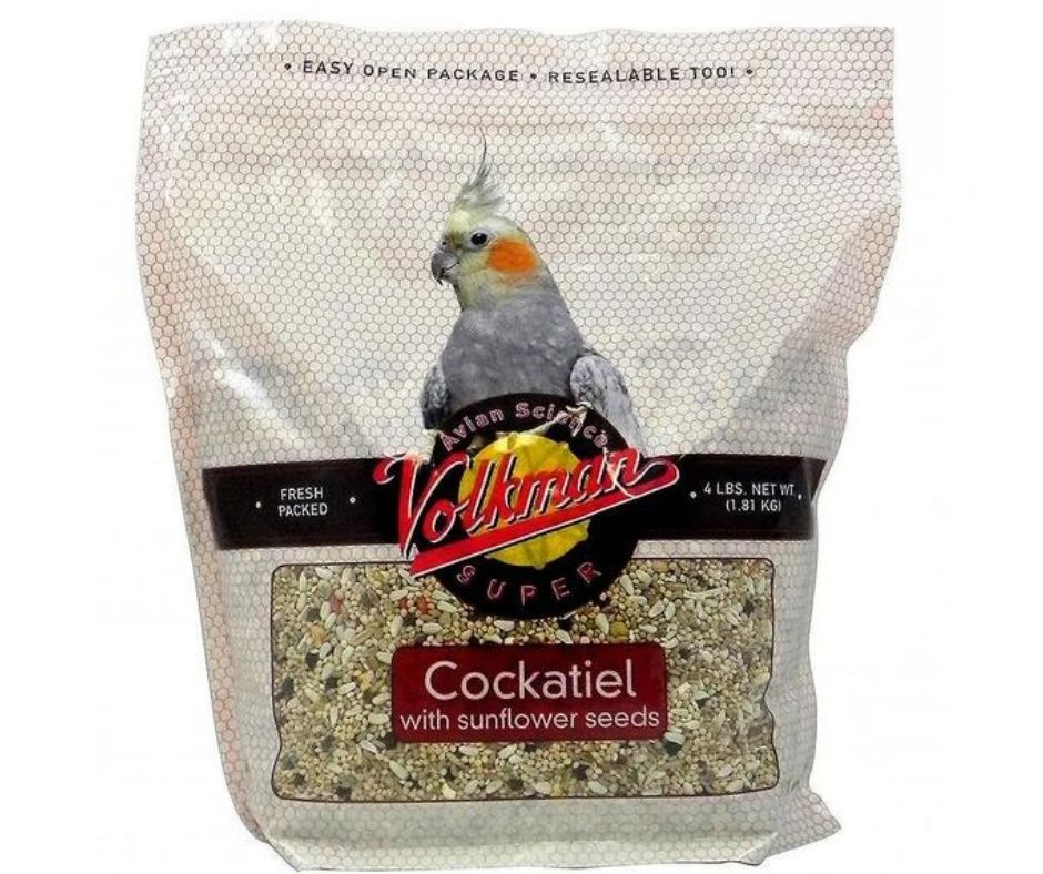 Volkman Avian Science Super Cockatiel with Sunflower Seeds