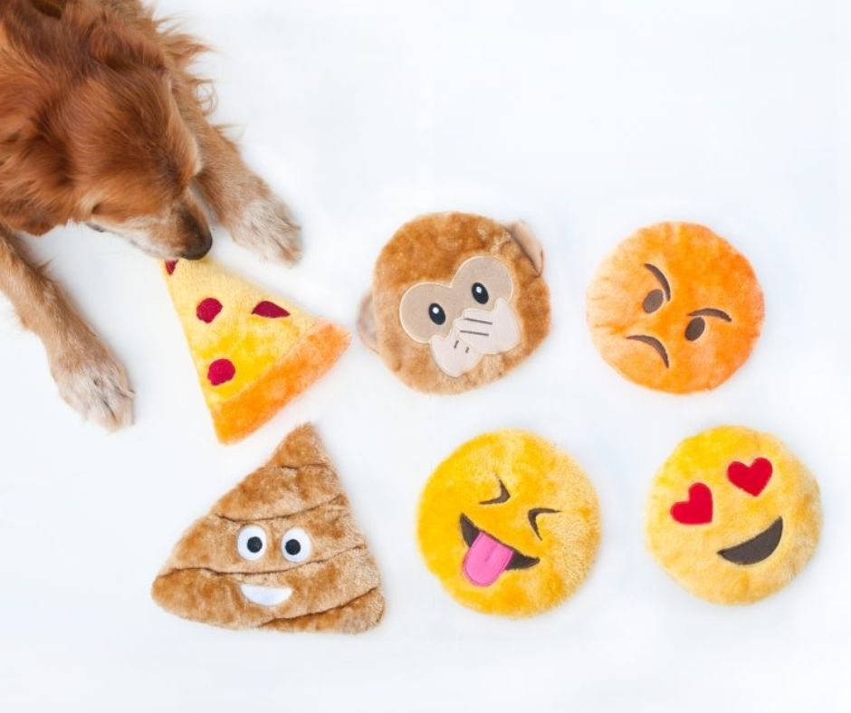 ZippyPaws, Squeakie Emojiz™ - Pizza