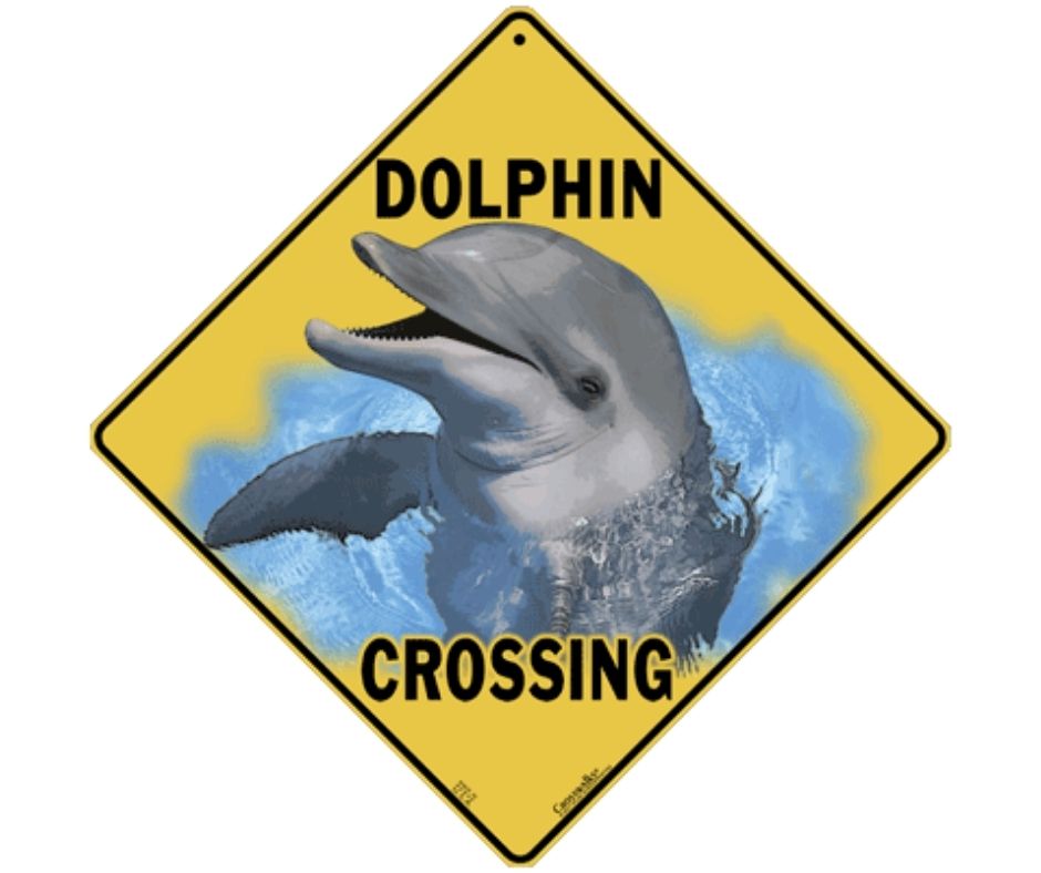 Atlas Screen Printing - Dolphin Crossing Sign by CrossWalks