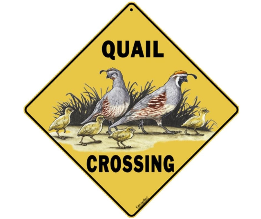 Atlas Screen Printing - Quail Crossing Sign by CrossWalks