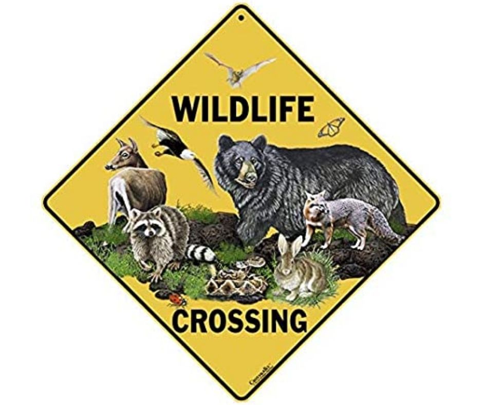 Atlas Screen Printing - Wildlife Crossing Sign by Crosswalks