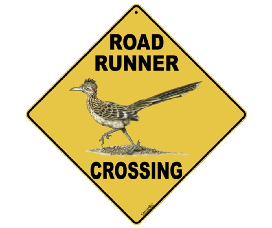 Atlas Screen Printing - Roadrunner Crossing Sign by Crosswalks