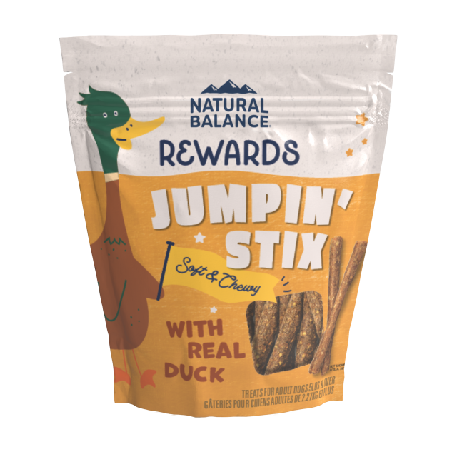 Natural Balance - Jumpin Stix Rewards Duck Soft & Meaty Treats For Dog