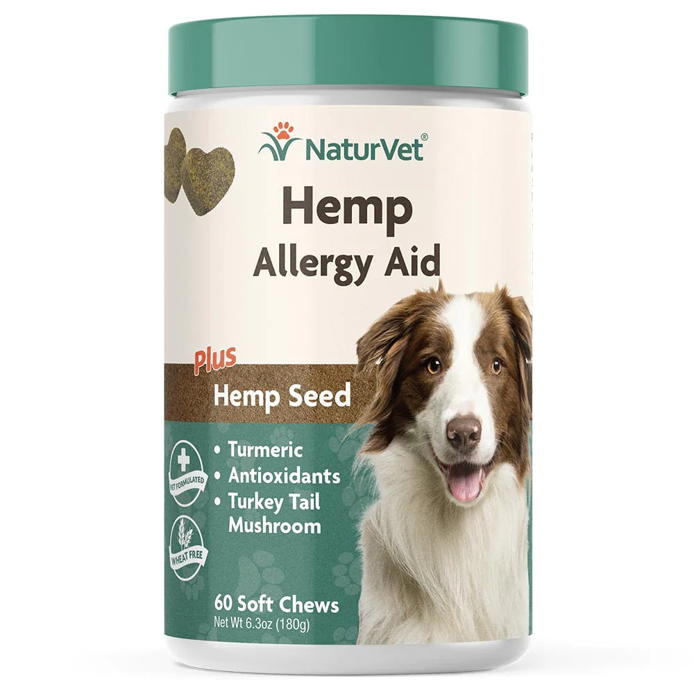 NaturVet - Hemp Allergy Aid Plus Soft Chew by NaturVet