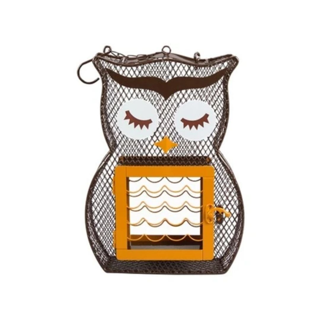 Suet 'n Seed Owl Bird Feeder