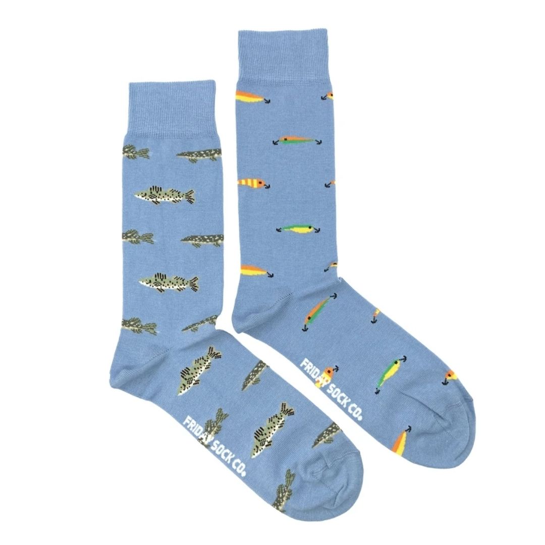 Friday Sock Co. - Men's Socks Fly Fish Lure/Trout