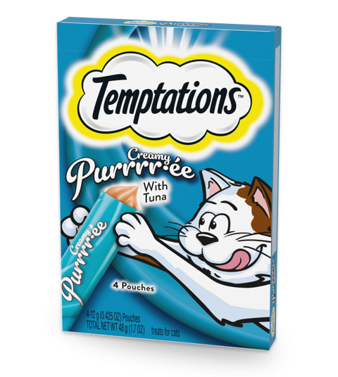 Temptations - Creamy Purrrr-ee With Tuna Cat Treats