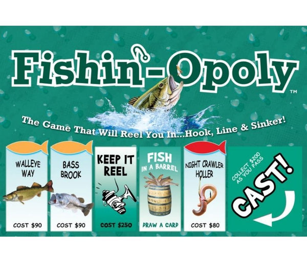 Late For The Sky - Fishin'-Opoly Board Game
